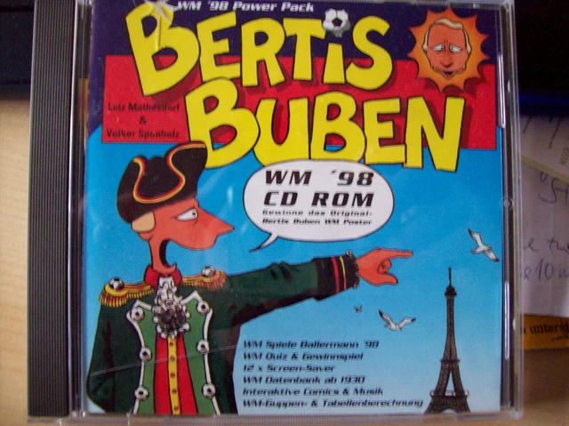 BERTIS BUBEN - Fussball Weltmeisterschaft WM 1998 CD-ROM EUR 1,00 ...