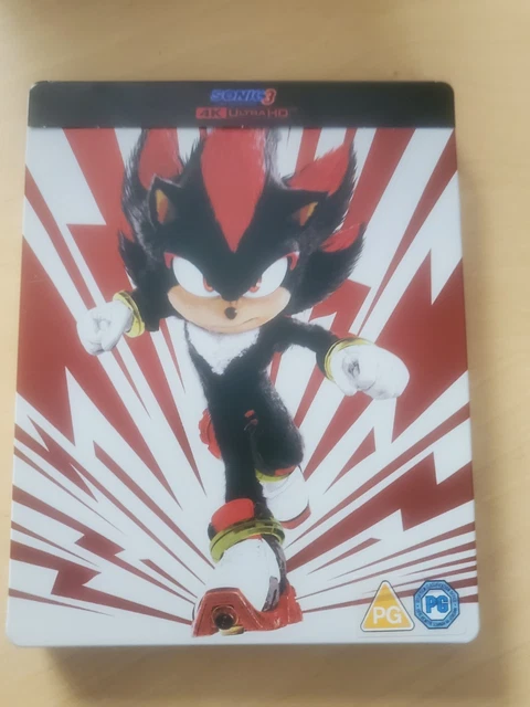 SONIC THE HEDGEHOG 3 Steelbook Limited Edition Red [PG] 4K UHD £12.53 ...