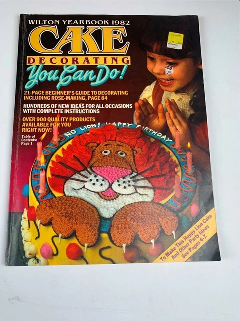 VINTAGE WILTON YEARBOOK Cake Decorating 1982 £14.90 - PicClick UK