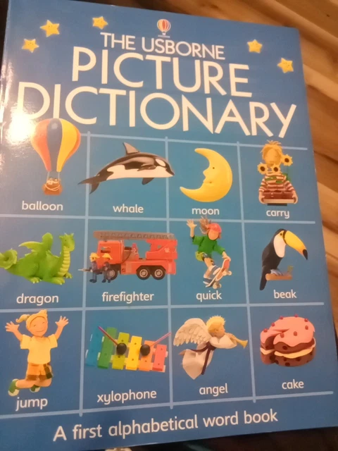 THE USBORNE PICTURE Dictionary (A first alphabetical word book) - $4.99 ...