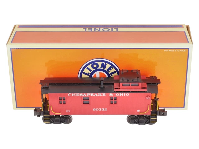 LIONEL 6-27602 O Gauge Chesapeake & Ohio Illuminated Caboose #90332/Box ...