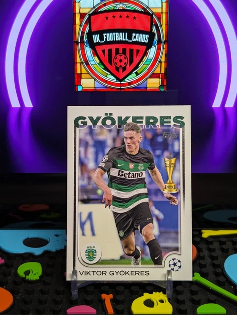 VIKTOR GYOKERES SPORTING Clube Topps UCC Flagship 2024-25 £1.79 ...
