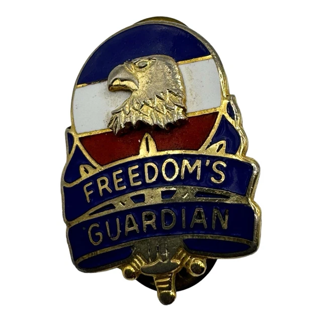 VINTAGE US ARMY Military Police Corps Freedom’s Guardian Pin Enamel ...