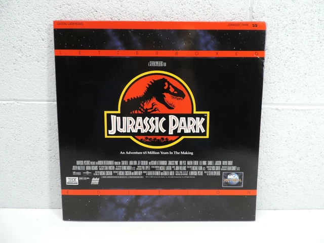 JURASSIC PARK LASERDISC Letterbox Edition $28.67 - PicClick CA