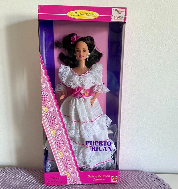BARBIE PUERTO RICAN Dolls of The World 1996 Collectors Edition DOTW ...