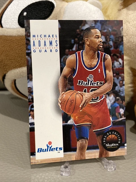 NBA 1993-94 SKYBOX Premium Fresh Card Washington Bullets Michael Adams ...