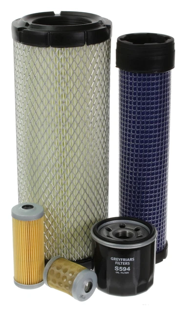 FILTER SERVICE KIT for Yanmar SV 20 Mini Excavator £34.50 - PicClick UK
