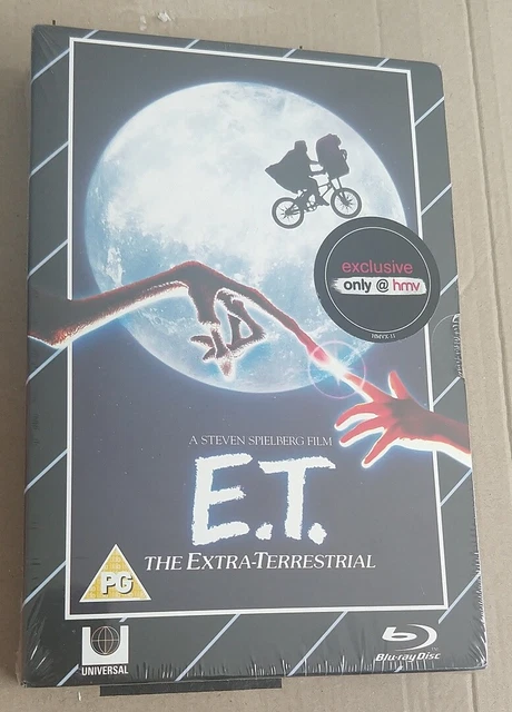 ET THE EXTRA Terrestrial SPIELBERG HMV (VHS style case) Exclusive Blu ...