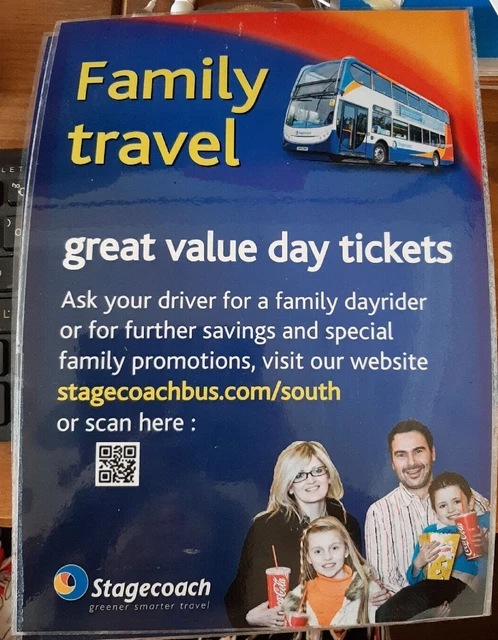 STAGECOACH BUS STOP Poster - A4 Laminated £2.00 - PicClick UK