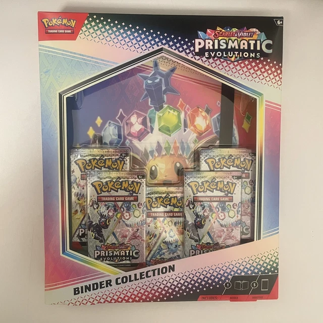 POKÉMON (TCG): SCARLET & Violet Prismatic Evolutions Binder Collection ...