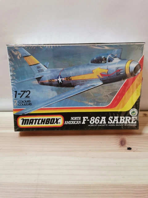 MATCHBOX NORTH AMERICAN F86A Sabre 1/72 Model Plane Kit 1983 £20.00 ...