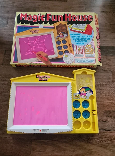 VINTAGE MAGIC FUN House Drawing Board 1980's £11.93 - PicClick UK