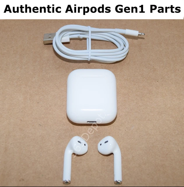 AUTHENTISCHE APPLE AIRPODS 1. Gen Ersatzteile rechts AirPod/links/Etui ...