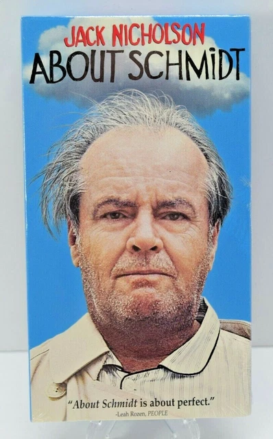 ABOUT SCHMIDT (VHS 2003) Jack Nicholson Brand New Factory Sealed Rated ...