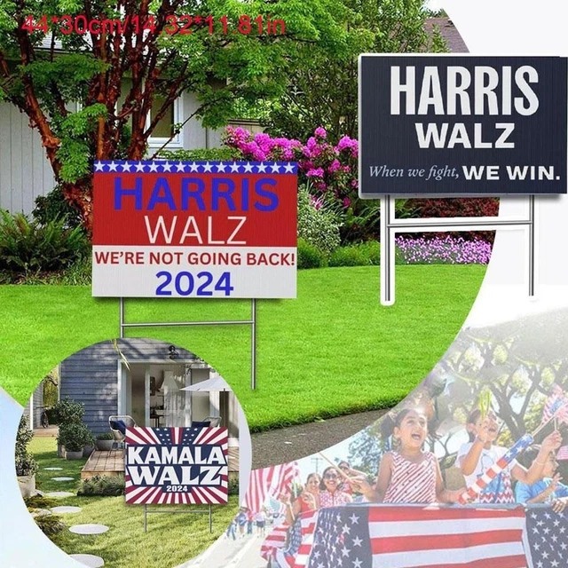 KAMALA HARRIS WALZ 2024 Madam President Vote For Kamala Sign GXR Yard ...