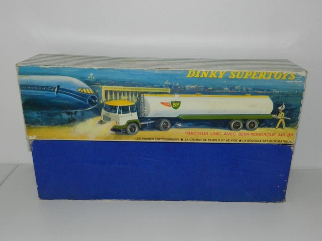 DINKY TOYS FRANCE 887 Tracteur Unic Citerne Air BP boIte d origine EUR ...