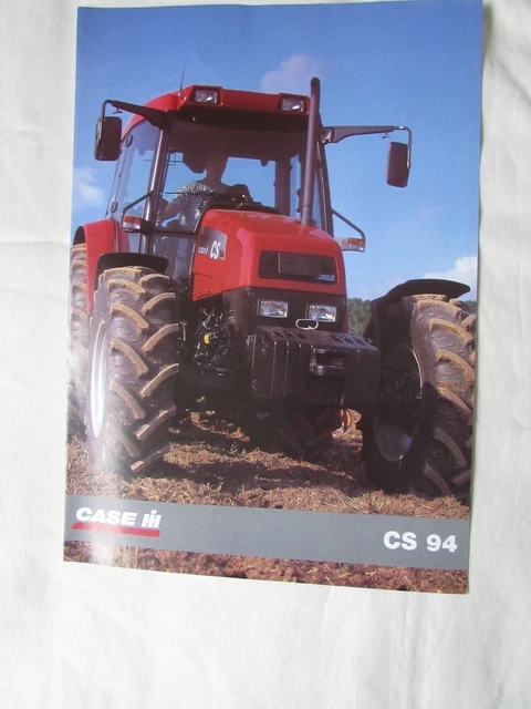 @CASE IH CS 94 Tractor Brochure @ £1.00 - PicClick UK