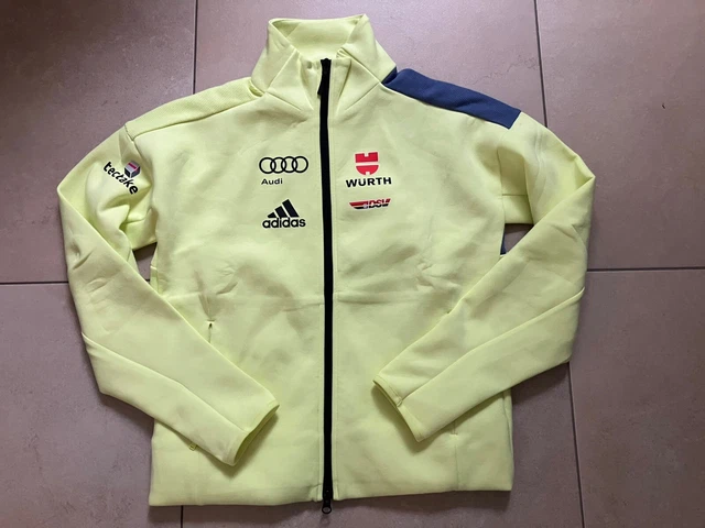 ADIDAS DSV SPORTJACKE Jacke Biathlon Germany Deutschland Würth Audi Gr ...
