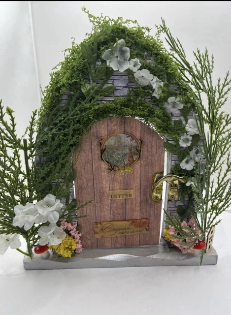 USB PLUG IN Light Up Fairy Door. Fantasy Scene. Magical Accessory. Uk £ ...