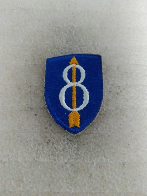 BEAUTIFUL ARMY US 8TH INFANTRY DIVISION Original ww2 Patch £10.26 ...