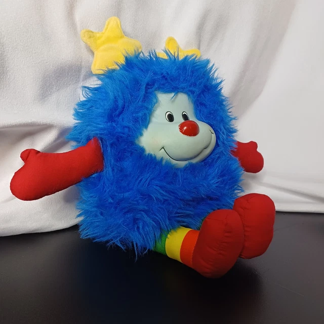 VINTAGE 1983 EMOTIONS Rainbow Brite Blue Sprite Monster Soft Plush Toy ...