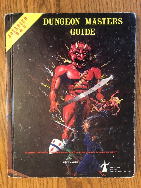 DUNGEON MASTERS GUIDE 1979 4th Print Dungeons & Dragons 1st Edition 232 ...