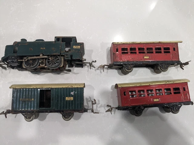 TRAIN PLM LR Le Rapide Louis Roussy , Locomotive et ses 3 wagons EUR 50 ...