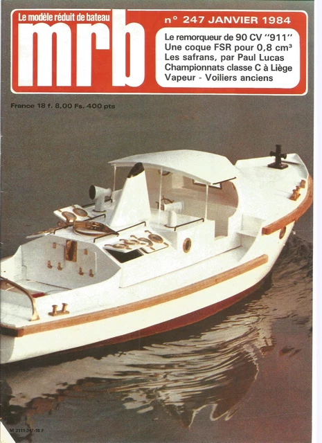 MODELE REDUIT DE Bateau N°247 Remorqueur De 90 Cv / Les Safrans / M ...