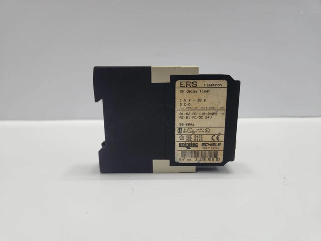 ENTRELEC SCHIELE 2.430.910.02 Ers Timetron On Delay Timer Relay $188.91 ... ENTRELEC SCHIELE 2.430.910.02 Ers Timetron On Delay Timer Relay $188.91 ...