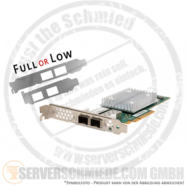 HP SN1610Q QLOGIC 2x 32 GB FC QLE2742 PCIe x8 controller canale fibra ...
