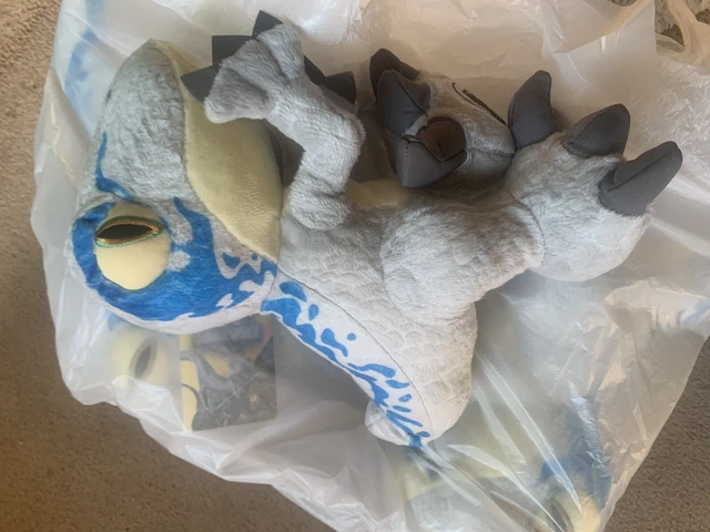 JURASSIC WORLD CAMP Cretaceous Chunky Blue Raptor Plush Toy 12” Posh £7 ...