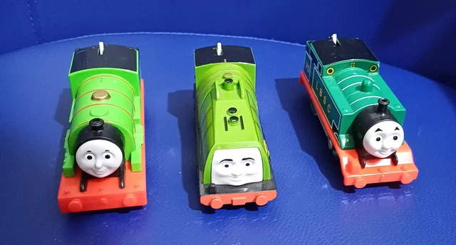 THOMAS & FRIENDS Trackmaster Set Percy, Gaiter & Original Green Thomas ...