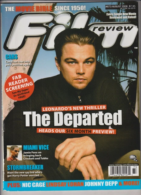 FILM REVIEW MAGAZINE Leonardo DiCaprio Jamie Foxx August 2005 ...