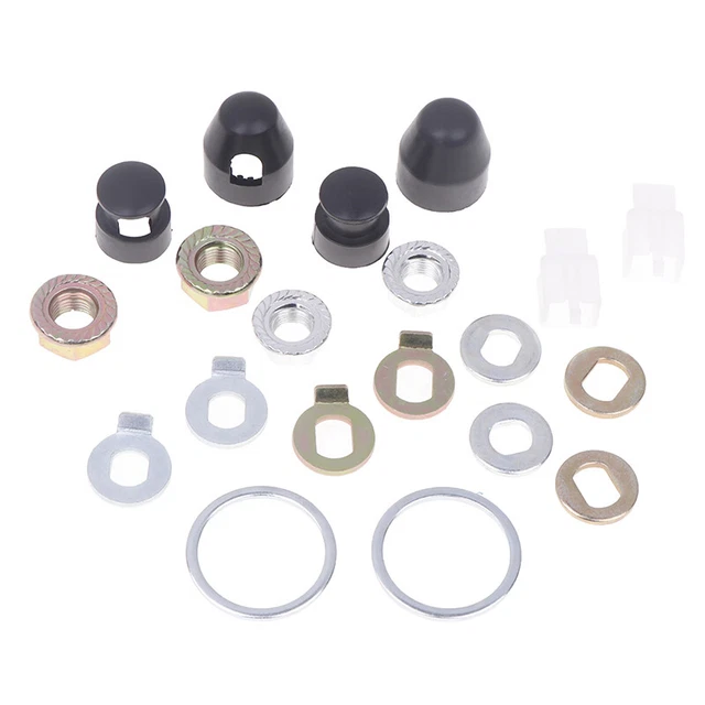 E-BIKE HUB MOTOR Axle M12/M14 Lock Nut & Lock Washer Nut Cover 12/14mm ...