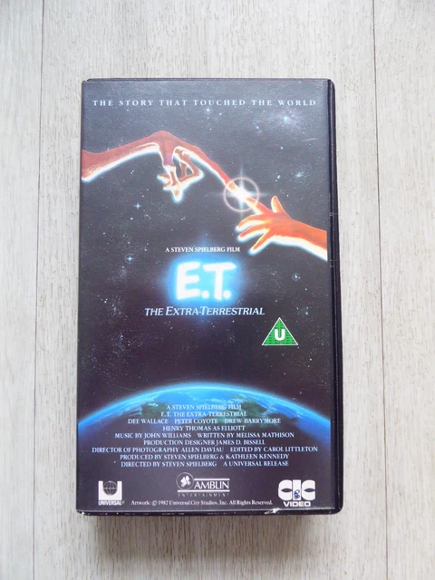 ET - THE Extra-Terrestrial CIC VHS (tested) Spielberg £11.11 - PicClick UK