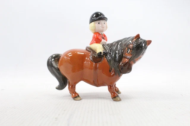 VTG 1981 JOHN BESWICK Norman Thelwell Angel On Horseback Figure 2704B ...
