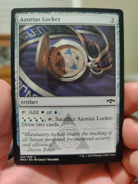 LOCKET MAGIC THE Gathering Azorius Ravnica Allegiance 231/259 ordinaire ...