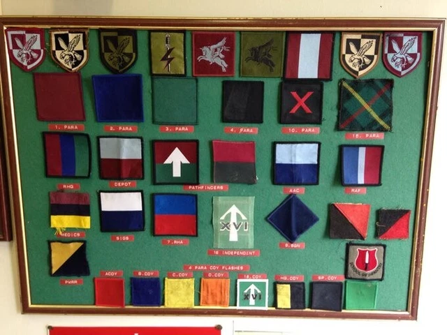 BRITISH ARMY PARACHUTE Regiment Airborne Paratrooper DZ Flash Special ...