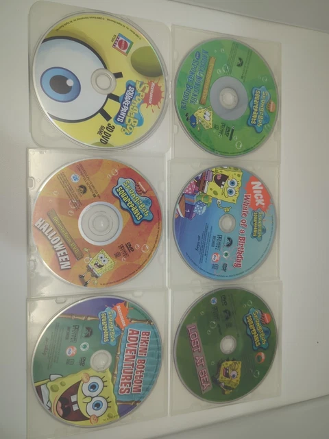NICKELODEON SPONGEBOB SQUAREPANTS DVD Lot Without Original Case. EUR 11 ...