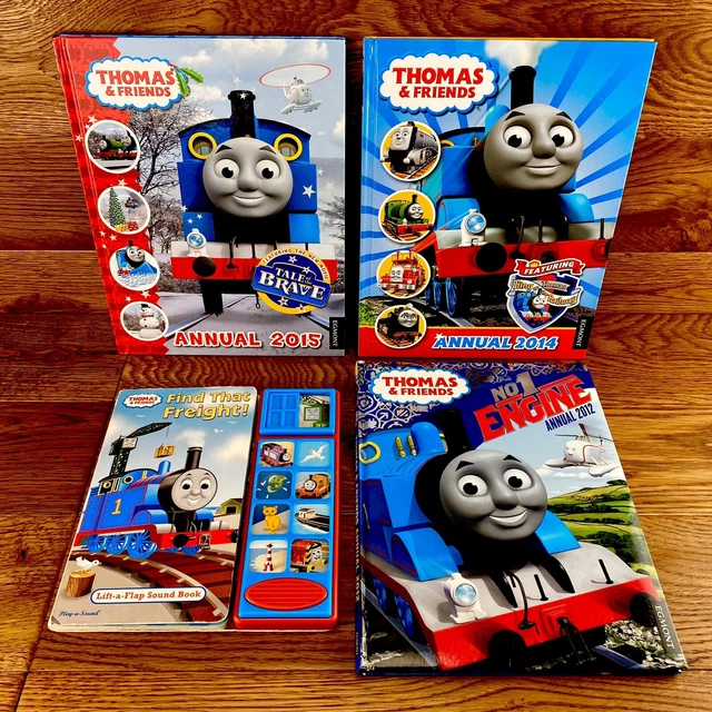 THOMAS TANK ENGINE & Friends Book Bundle X4 Annuals 2012 2014 2015 Play ...