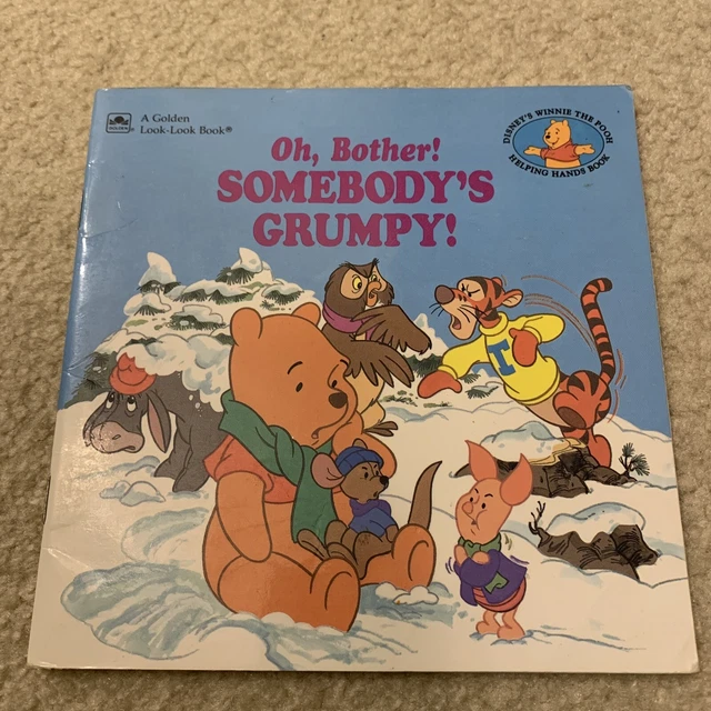 DISNEY WINNIE POOH Oh Bother Somebody's Grumpy Golden Look Look Story ...
