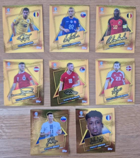 TOPPS UEFA EURO 2024 Germany Gold Star Player Signature Stickers £8.99 ...