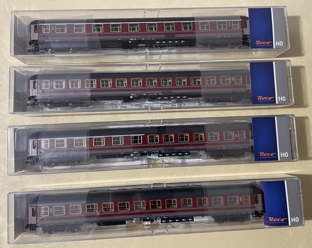 ROCO CARROZZE UIC-X FS Epoca IV Scala H0 Set 64610 - 64611 - 64612 ...