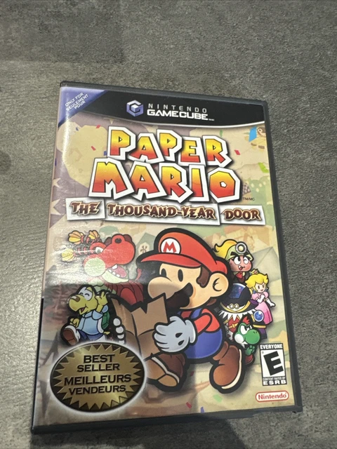 PAPER MARIO: THE Thousand Year Door (Nintendo GameCube, 2004, NTSC-US/C ...