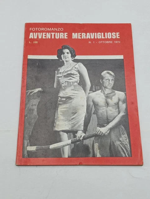 RIVISTA FOTOROMANZO ANNO 1970 numero 1 AVVENTURE MERAVIGLIOSE EUR 9,00 ...