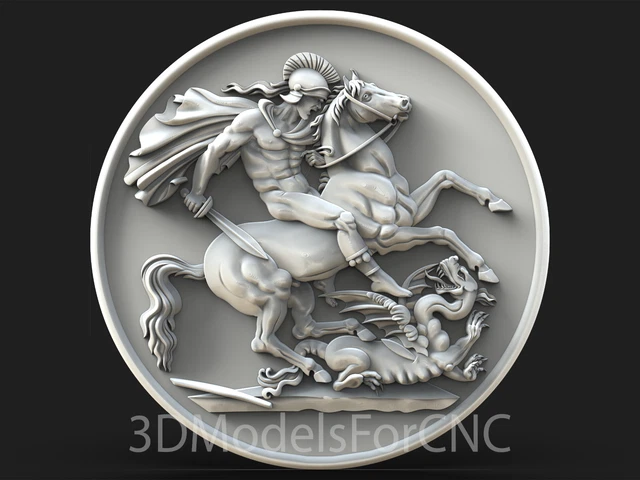 3d Model Stl File For Cnc Router Laser And 3d Printer Tiger In Stone £2