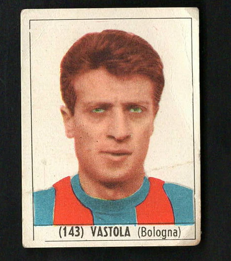 FIGURINA CALCIATORI BAGGIOLI 1965-66 Calcio Italia Vastola (Bologna) n ...