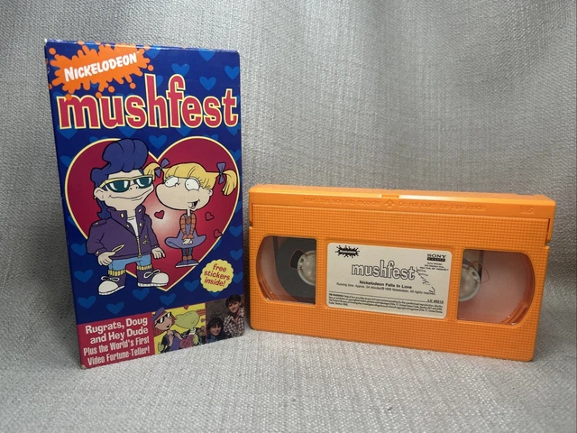 VINTAGE 1994 NICKELODEON Compilation VHS Mushfest Rugrats Doug Hey Dude ...