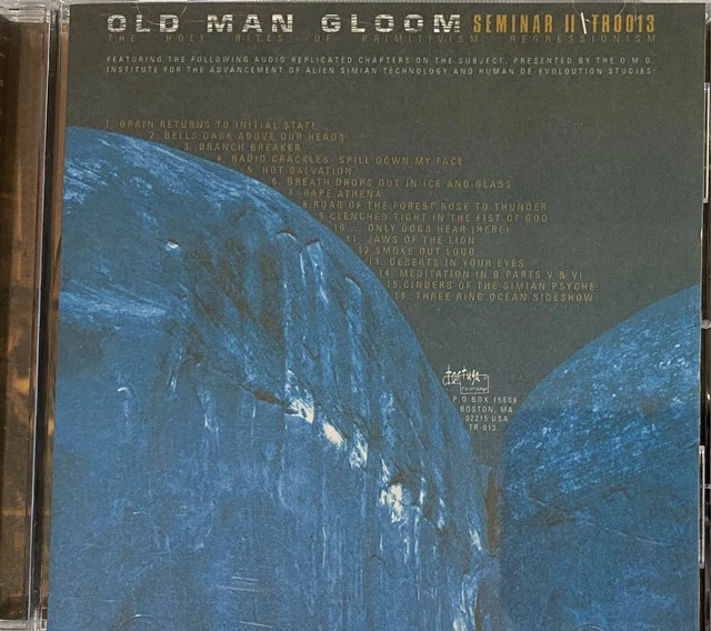 OLD MAN GLOOM - Seminar II: Holy Rites Of Primitivism Regressionism CD ...