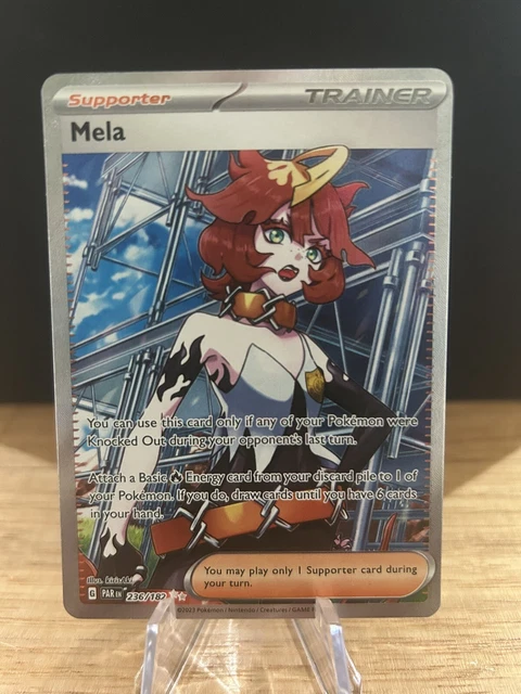 POKÉMON TCG MELA Paradox Rift 236/182 Holo Secret Rare $9.50 - PicClick AU